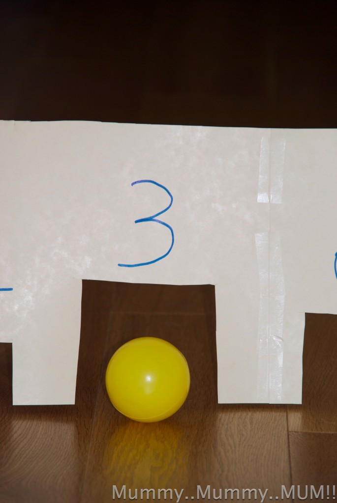 Math game - tunnel number game