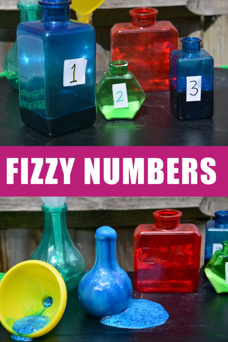 Fizzy Numbers - Number Recognition Activity