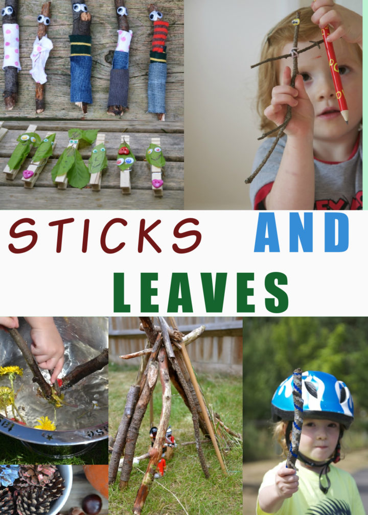 Great Things to do with Sticks and Leaves - Nature Crafts